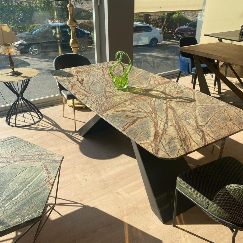 Rainforest Brown Mermer Masa - Vogo Design