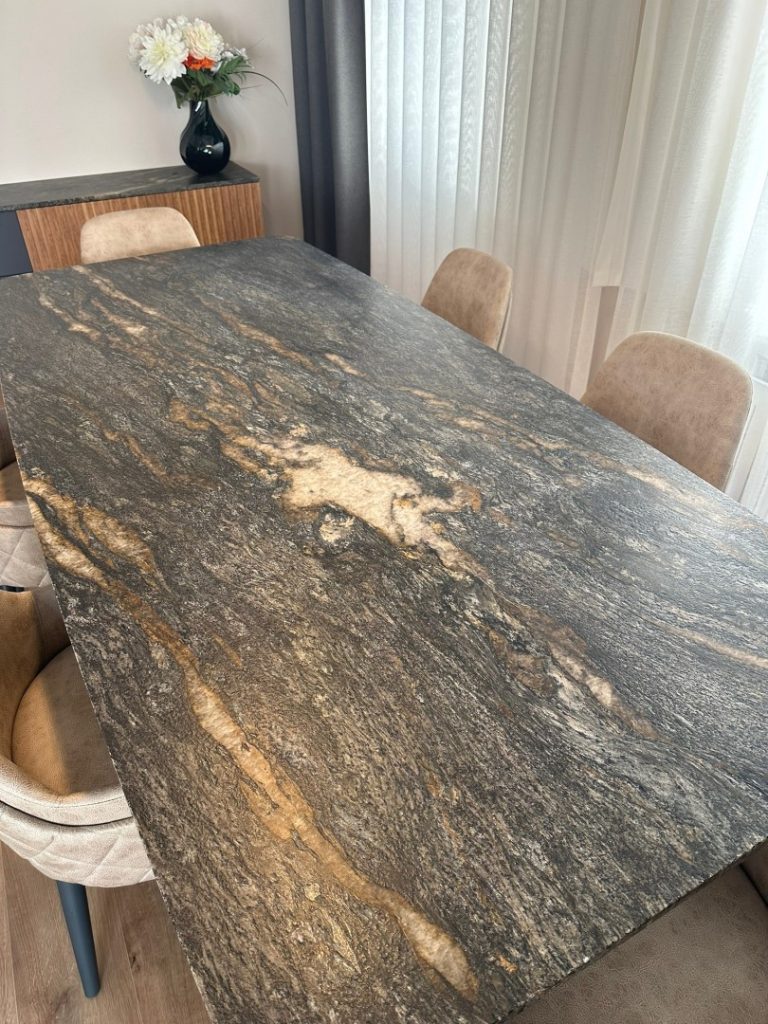 Metalicus Gold Granit Masa - Vogo Design