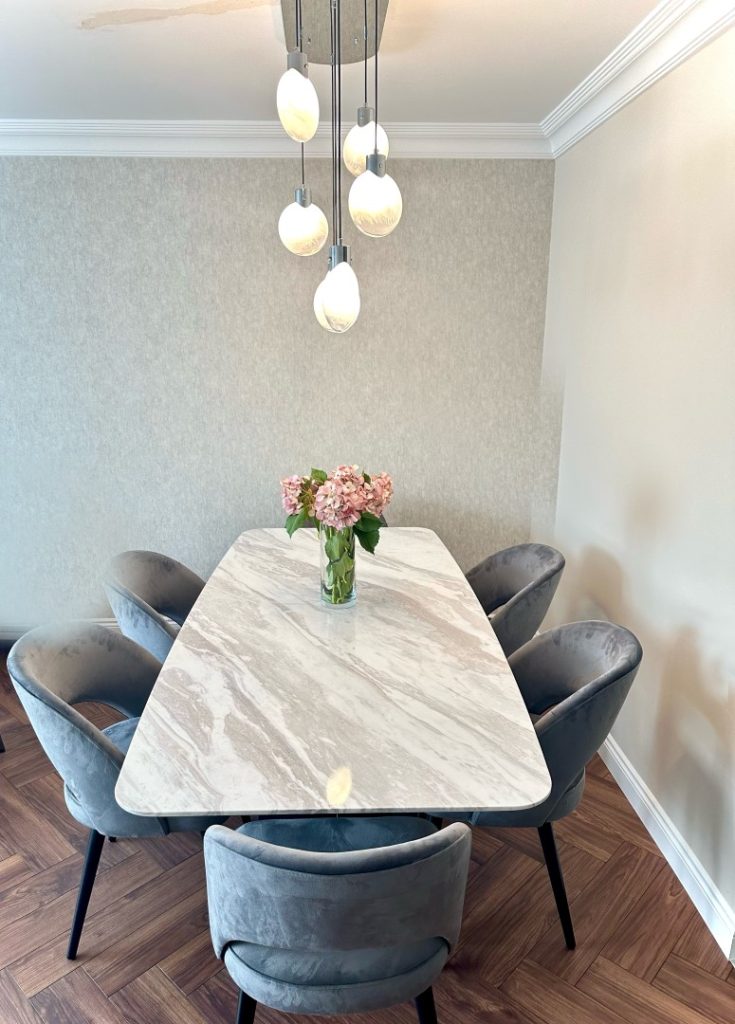 Calacatta Vena Mermer Masa - Vogo Design